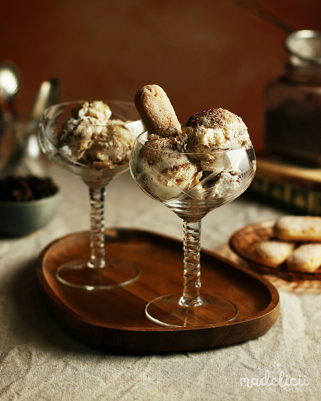 Inghetata Tiramisu cu lapte condensat - madelicii.ro